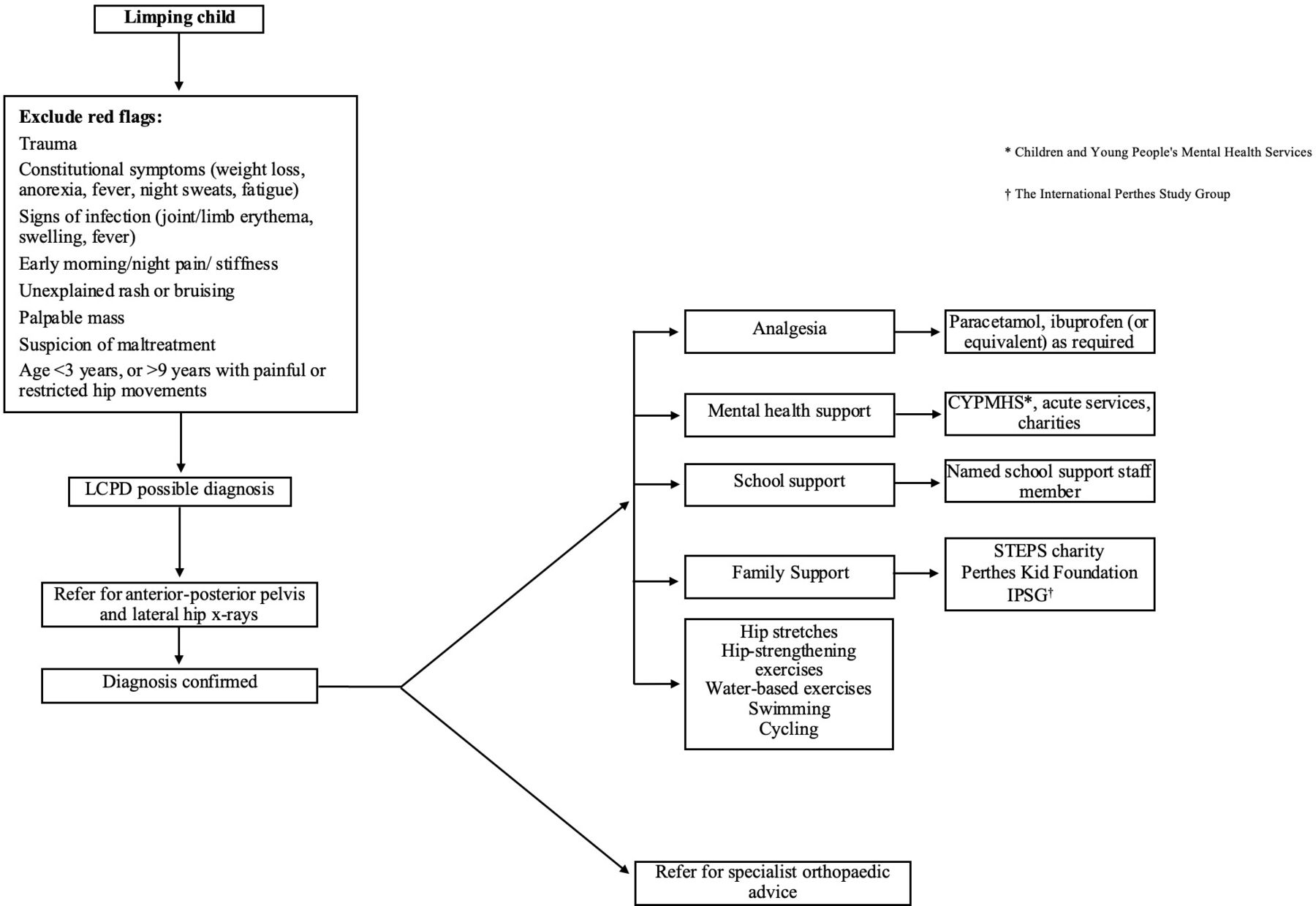 Management of Legg-Calve-Perthes disease: a scoping review with advice ...